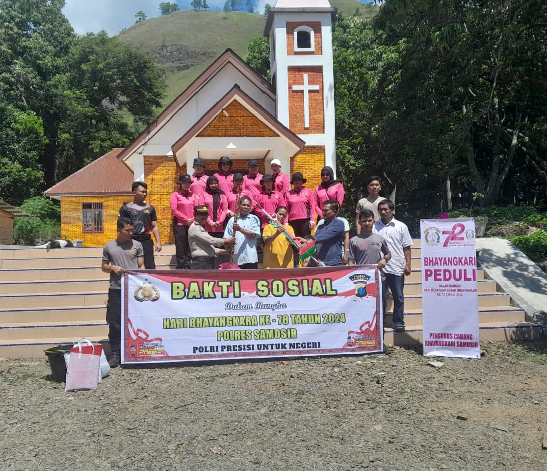 Polres Samosir Hadir Untuk Tempat Ibadah Kecamatan Harian Dalam ...